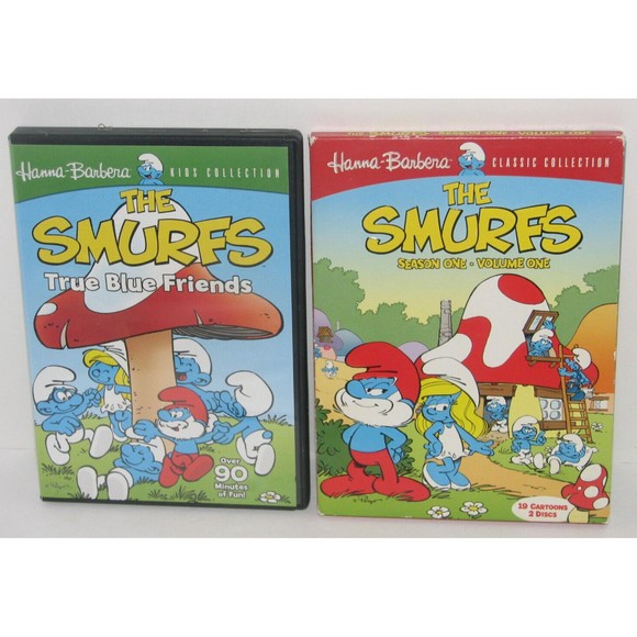 Media | Hannabarbera The Smurfs Set Of 2 Dvds True Blue Friends Season ...